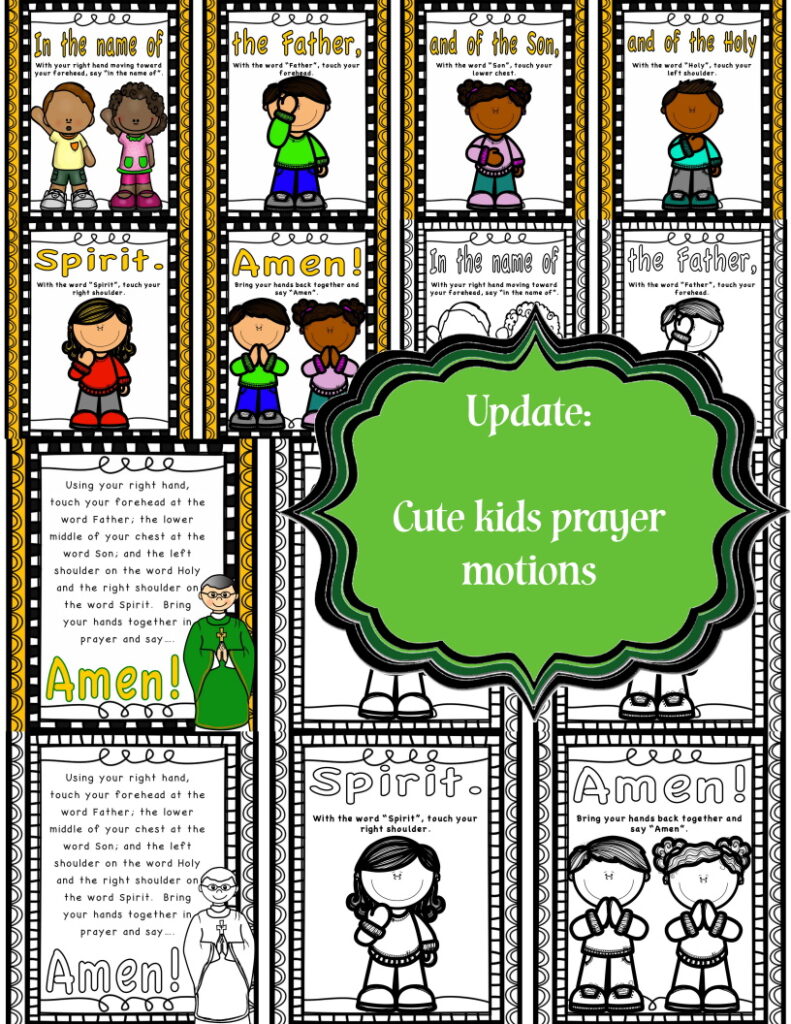 Sign of the Cross Worksheet Pack and Posters | Made By Teachers