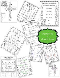Sign of the Cross Worksheet Pack and Posters | Made By Teachers