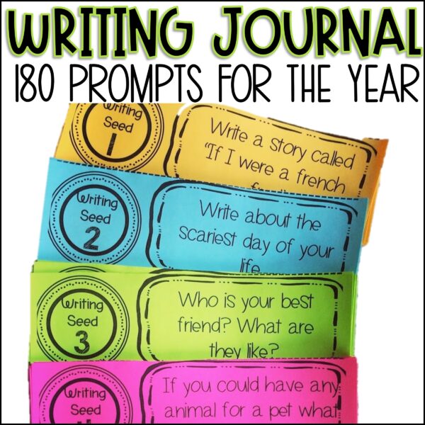 Daily Writing Journal Prompts for the YEAR - Made By Teachers