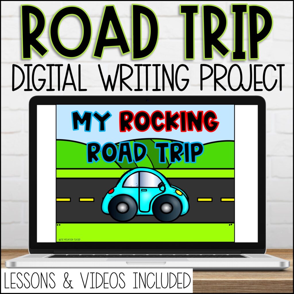Digital Road Trip Google Slides Narrative Writing Prompt with Videos ...