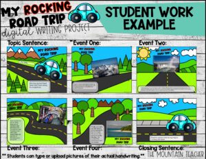 Digital Road Trip Google Slides Narrative Writing Prompt with Videos ...