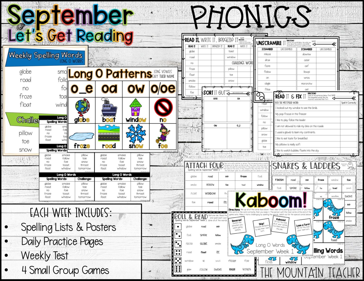September Lets Get Reading 2nd Grade NO PREP Printable Reading ...