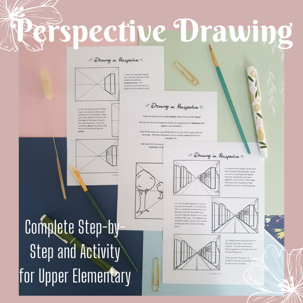 Perspective Drawing Activity and Steps - Made By Teachers