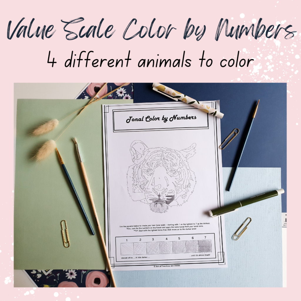 Value Color by Number - Animals - Made By Teachers