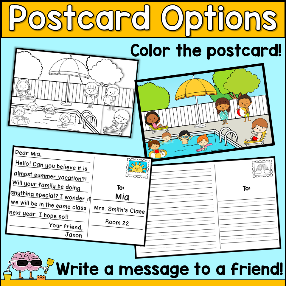 Postcards for Pals: Summer Themed Writing Center | Made By Teachers