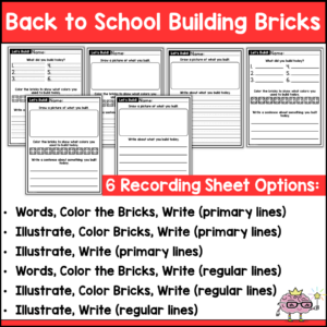 Let's Build - Back to School Building Brick Block Mats Fine Motor ...