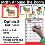 Back to School Math Around the Room Counting Ten Frames Printable ...