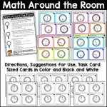 Back to School Math Around the Room Time to the Half Hour Printable ...