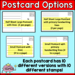 Postcards for Pals: Back to School Themed Writing Center Station | Made ...