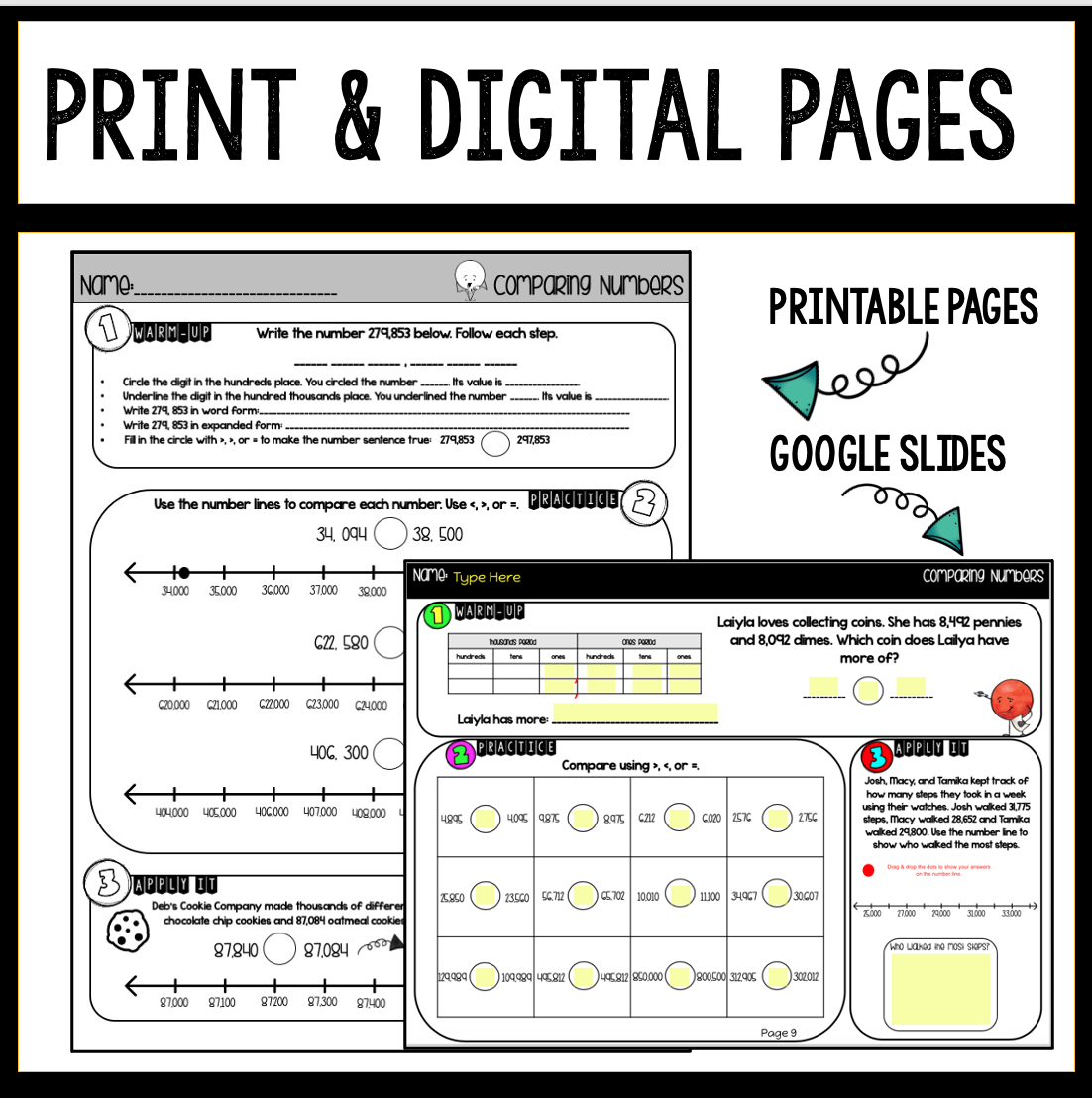Place Value Mini Bundle: Digital + Print Activities | Made By Teachers
