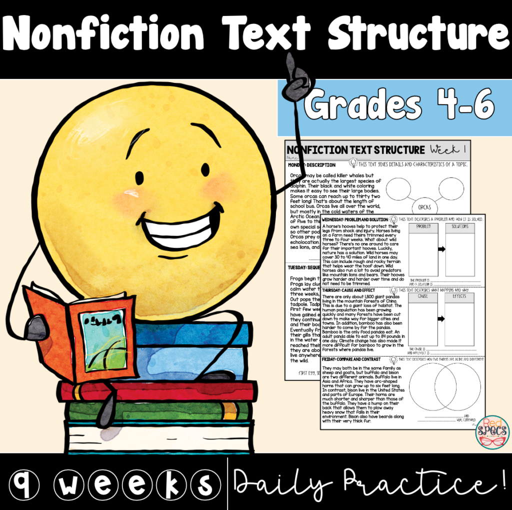 Nonfiction Text Structure: Daily Practice Passages - Made By Teachers