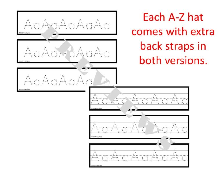 Alphabet Crowns Alphabet Hats | Made By Teachers