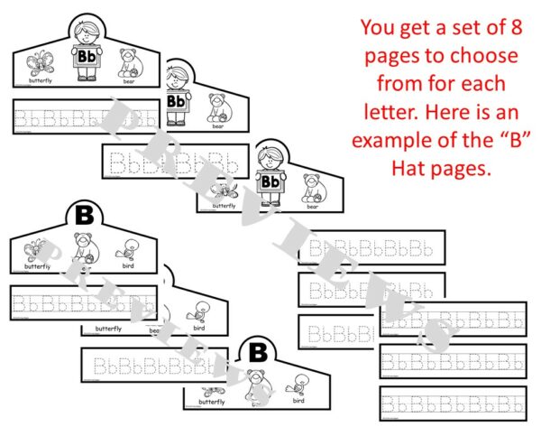 Alphabet Crowns Alphabet Hats | Made By Teachers