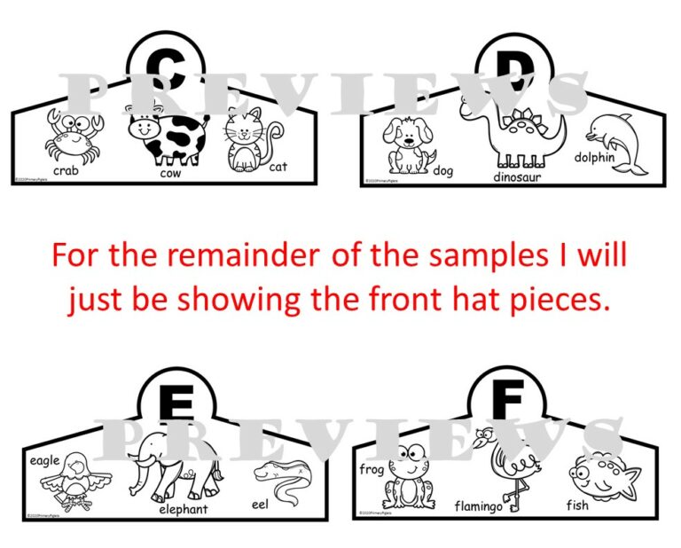 Alphabet Crowns Alphabet Hats | Made By Teachers