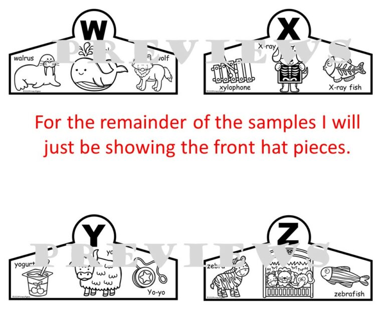 Alphabet Crowns Alphabet Hats | Made By Teachers