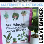 Maternity Leave & Extended Leave Binder, Editable in PowerPoint | Made ...