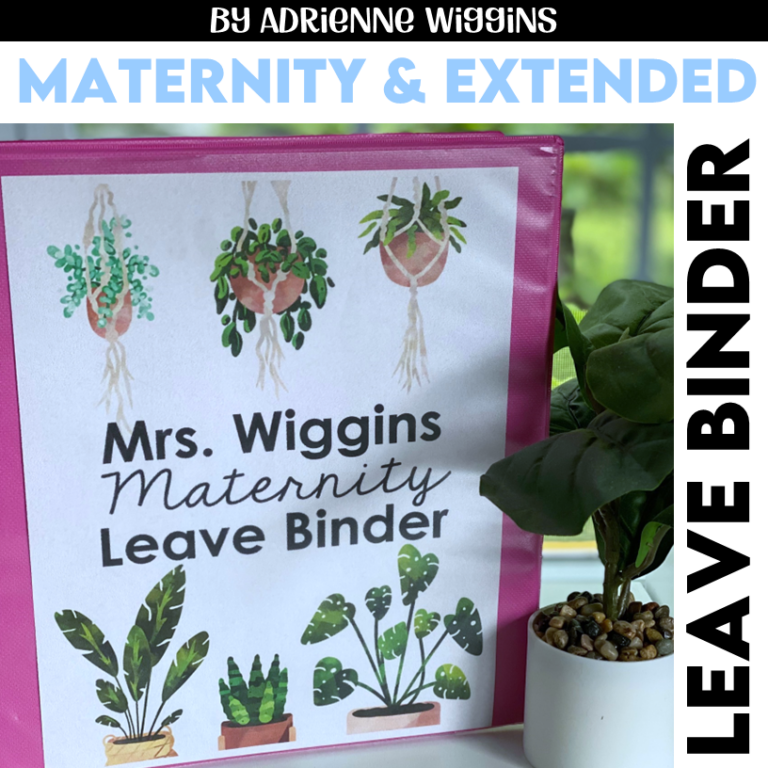 Maternity Leave & Extended Leave Binder, Editable in PowerPoint | Made ...