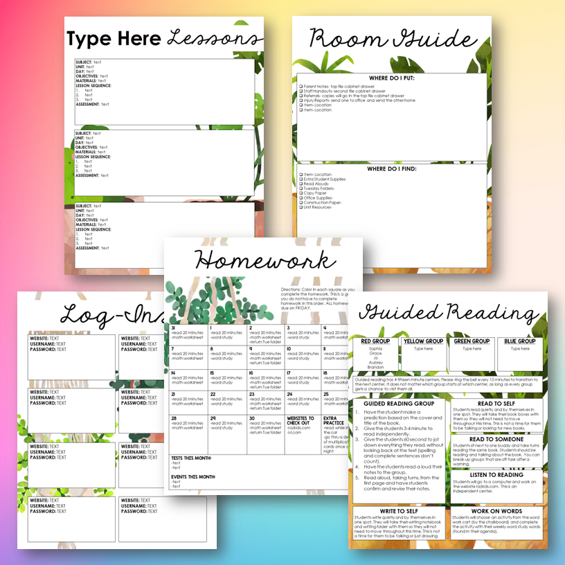 Maternity Leave & Extended Leave Binder, Editable in PowerPoint - Made ...