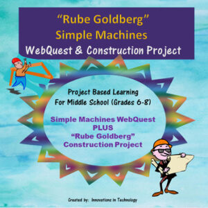 Rube Goldberg Simple Machines WebQuest & Construction Project - Made By ...