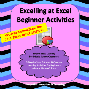 Excelling with Microsoft Excel - Beginner Activities - Made By Teachers