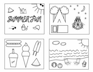 Following Directions Coloring Sheets SUMMER 1 2 and 3 step directions ...