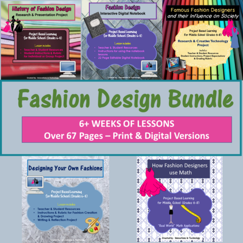 Fashion Design BUNDLE | Made By Teachers