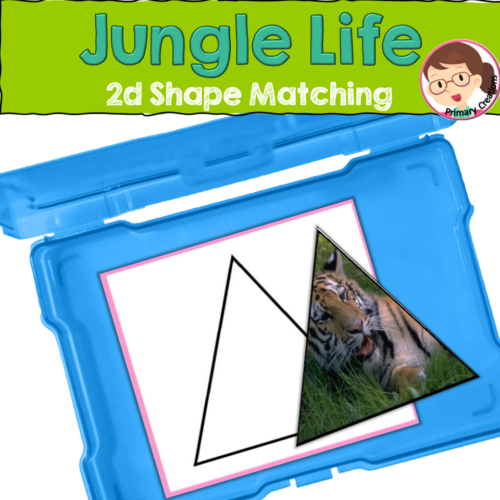 2d Shapes - Jungle Animals Theme - Safari Animals Theme | Made By Teachers