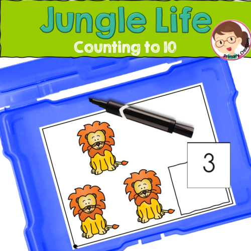 Counting to 10 - Jungle Animals Theme - Safari Animals Theme | Made By ...