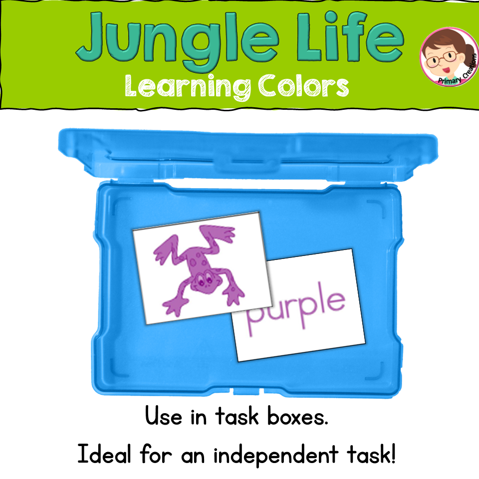 Learning Colors - Jungle Animals Theme - Safari Animals Theme | Made By ...