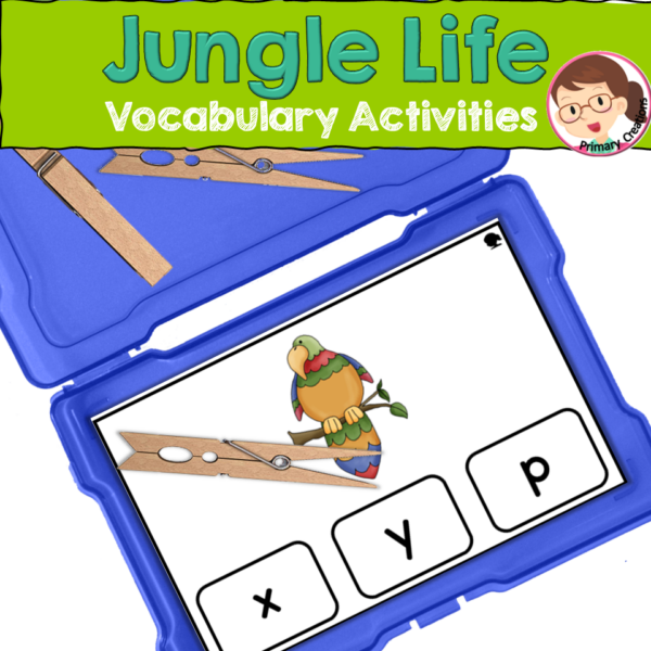 Beginning Sounds - Jungle Animals Theme - Safari Animals Theme - Made ...