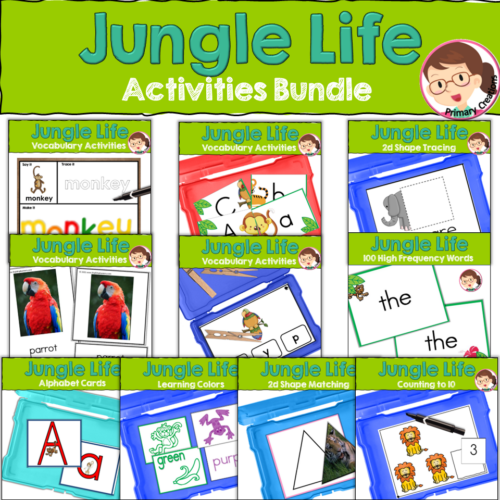 Jungle Animals Theme - Safari Animals Theme | Made By Teachers