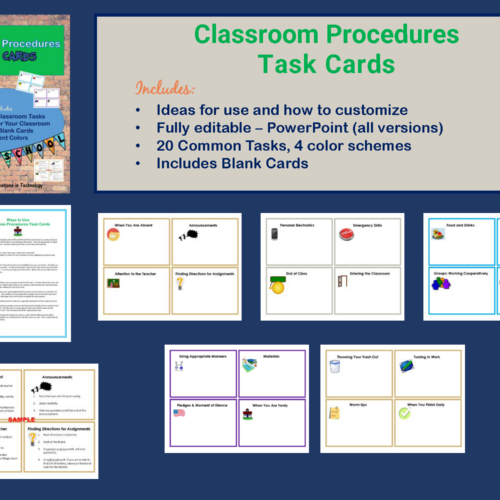 Classroom Procedures Task Cards - Back to School | Made By Teachers