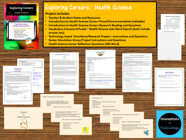 Exploring Careers: Health Science Career Cluster - Made By Teachers