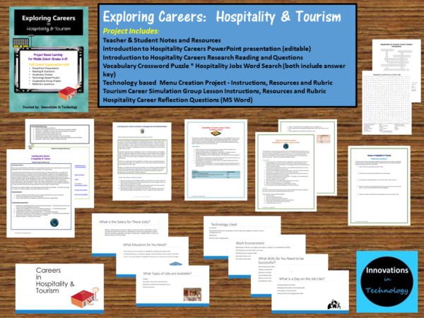 Exploring Careers: Hospitality & Tourism Career Cluster - Made By Teachers