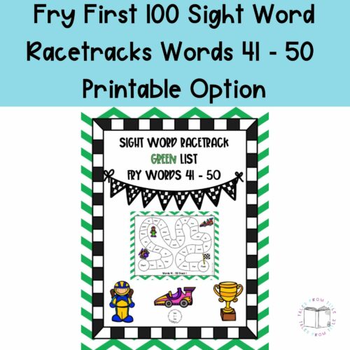 Fry Sight Word Fluency Racetracks | Words 41 - 50 | Printable - Made By ...