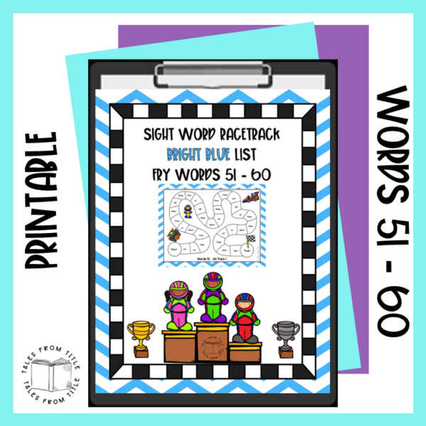 Fry Sight Word Fluency Racetracks | Words 51 - 60 | Printable | Made By ...
