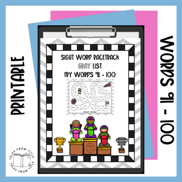 Fry Sight Word Fluency Racetracks | Words 91 - 100 | Printable | Made ...