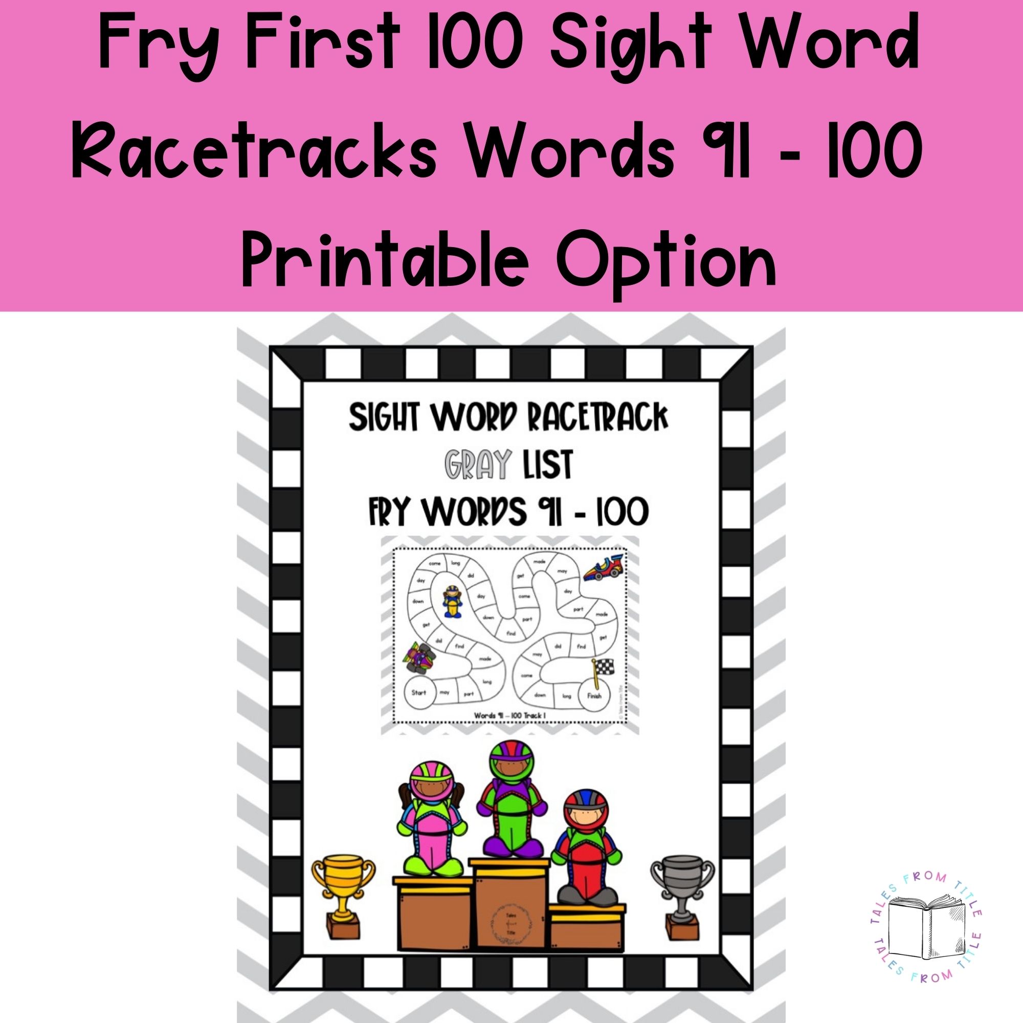 Fry Sight Word Fluency Racetracks | Words 91 - 100 | Printable | Made ...