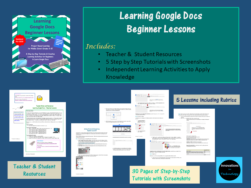 Learning Google Docs - Beginner Lessons - Made By Teachers