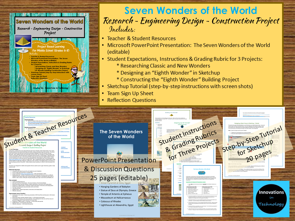 7 Wonders of the World Research, Engineering Design & Construction ...