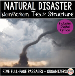 Natural Disaster Nonfiction Text Structure Passages | Made By Teachers