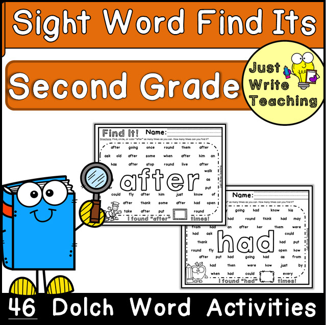 Dolch First Grade Sight Word Find It Activities | Made By Teachers