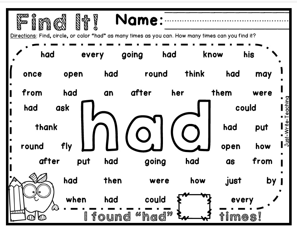 Dolch Sight Word Centers - Word Find Its BUNDLE | Made By Teachers