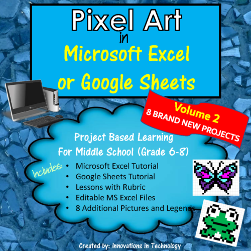 Pixel Art in Microsoft Excel or Google Sheets | Made By Teachers