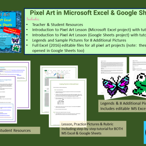 Pixel Art in Microsoft Excel or Google Sheets | Made By Teachers