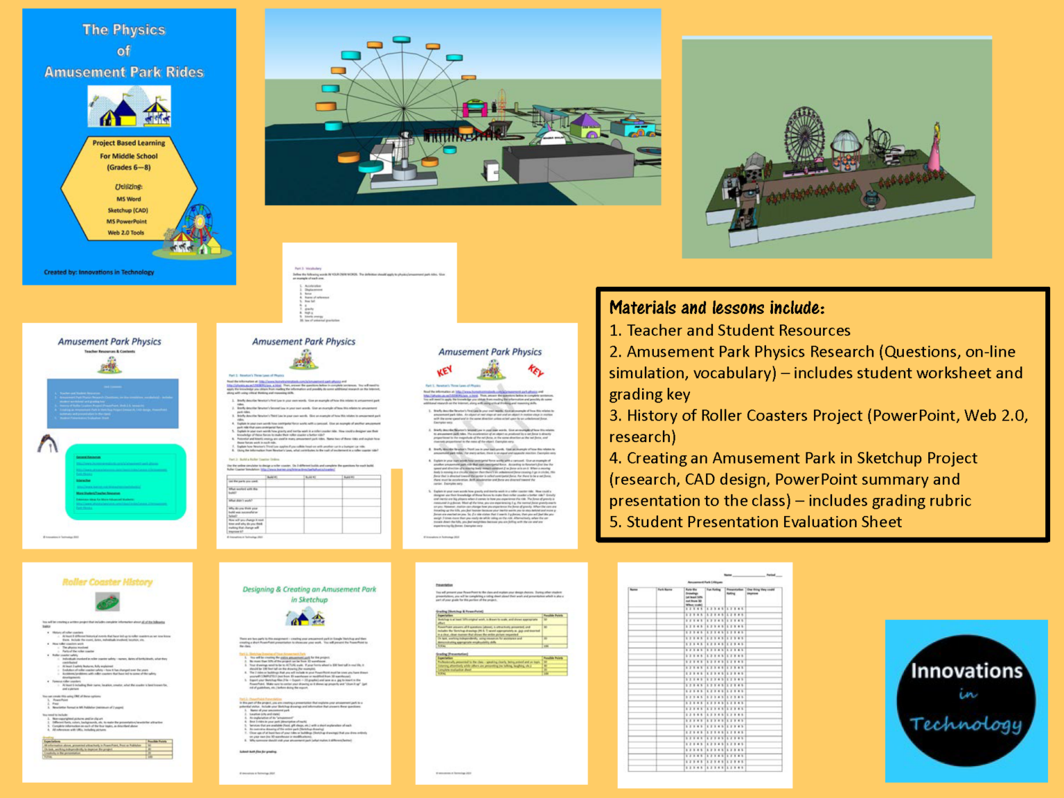 The Physics of Amusement Park Rides - Made By Teachers