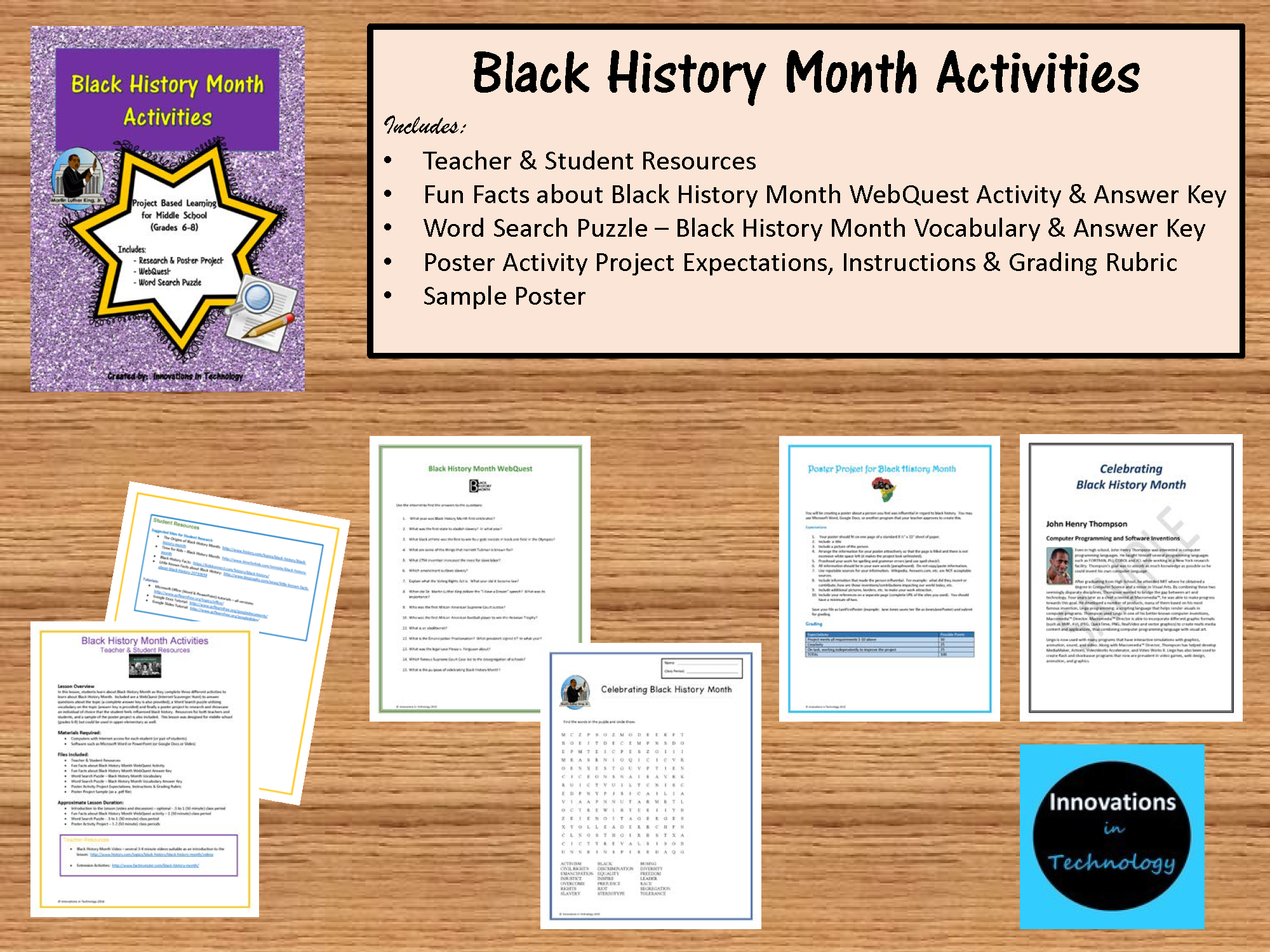 Black History Month Webquest & Activities | Made By Teachers