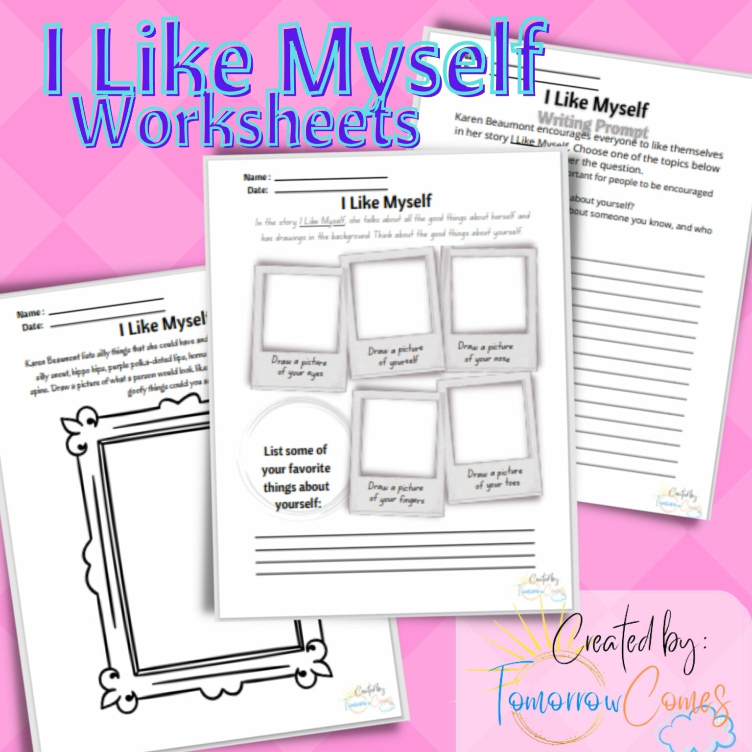 I Like Myself by Karen Beaumont: Activity and Book study | Made By Teachers