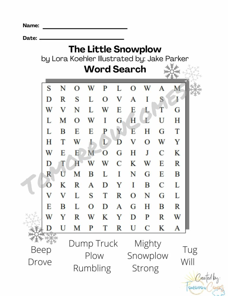 The Little Snowplow by Lora Koehler: Activity worksheets - Made By Teachers