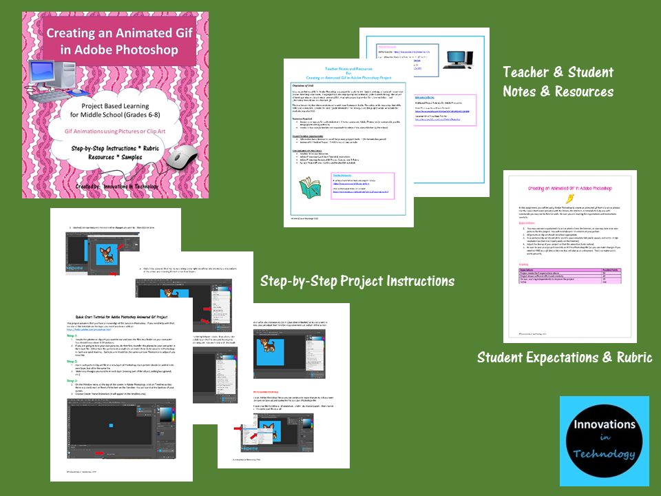 Creating an Animated Gif in Adobe Photoshop - Made By Teachers